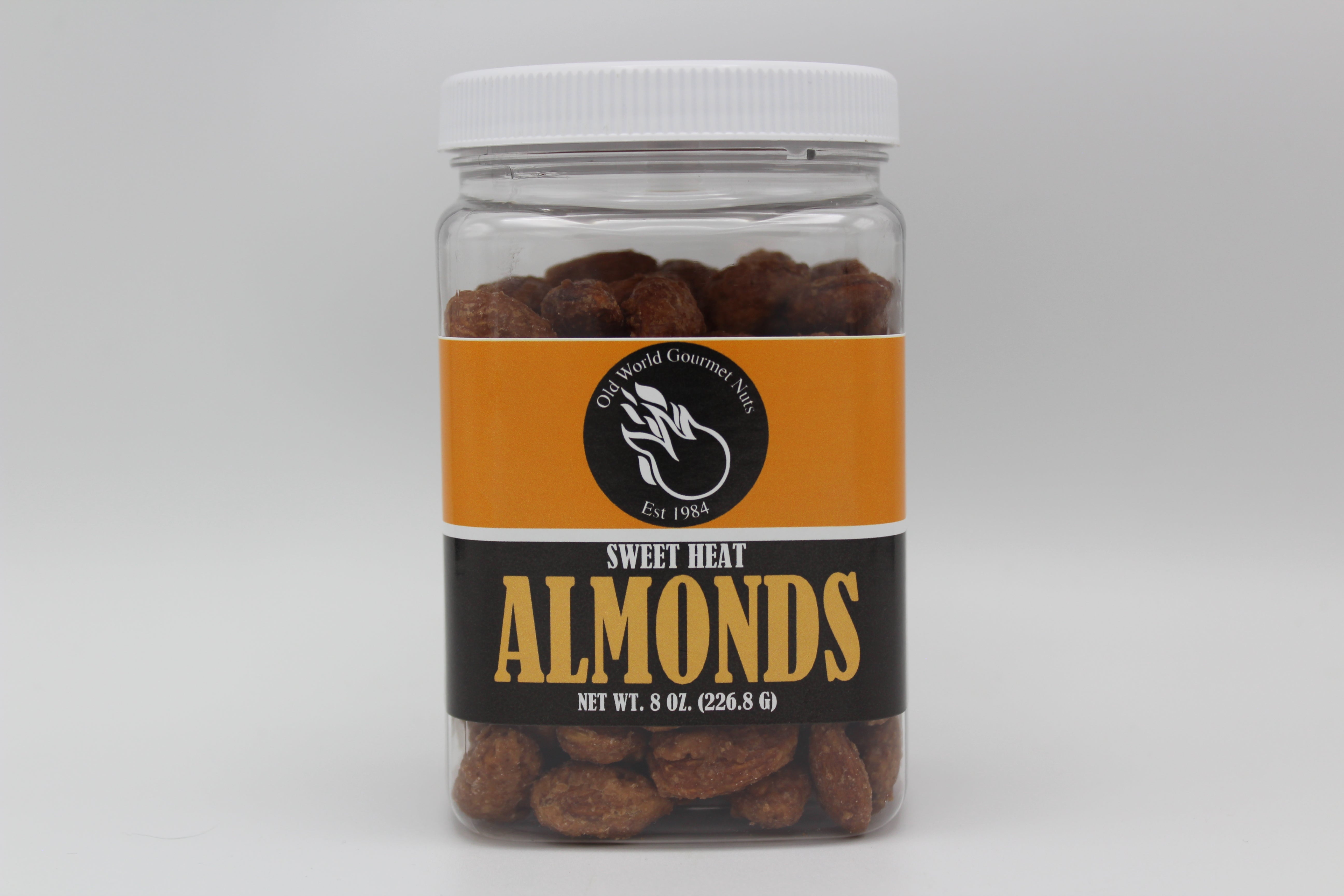 8 oz. Jar - Sweet Heat Almonds – Old World Gourmet Nuts
