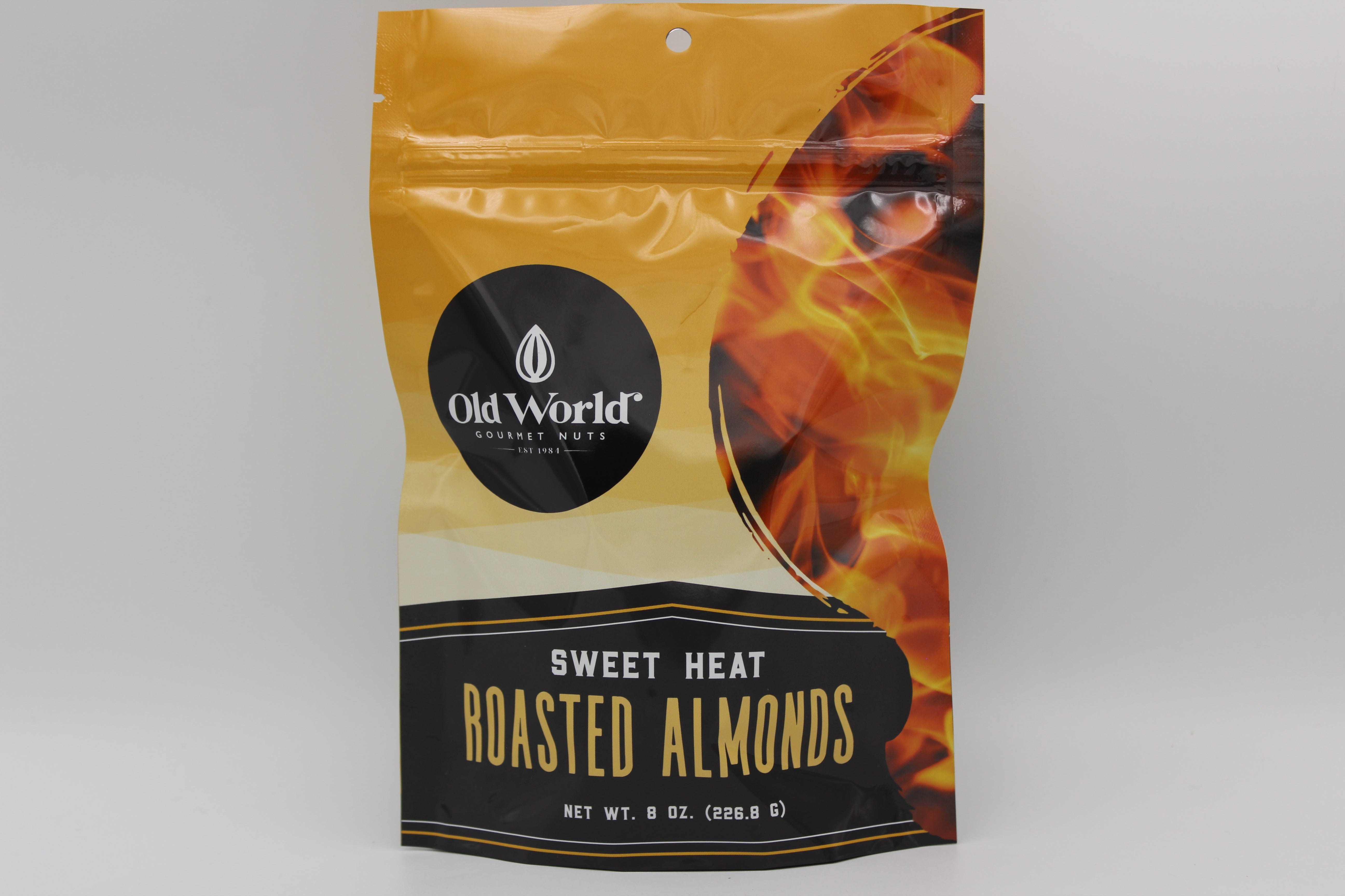 8 oz. Pouch - Sweet Heat Almonds – Old World Gourmet Nuts